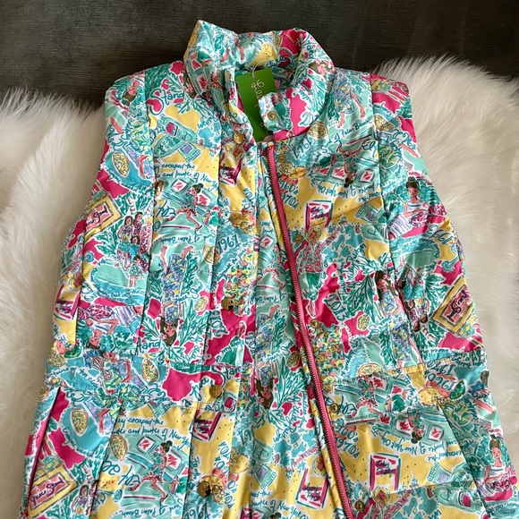 Lilly Pulitzer | Jackets & Coats | Lilly Pulitzer Down Puffer Vest ...